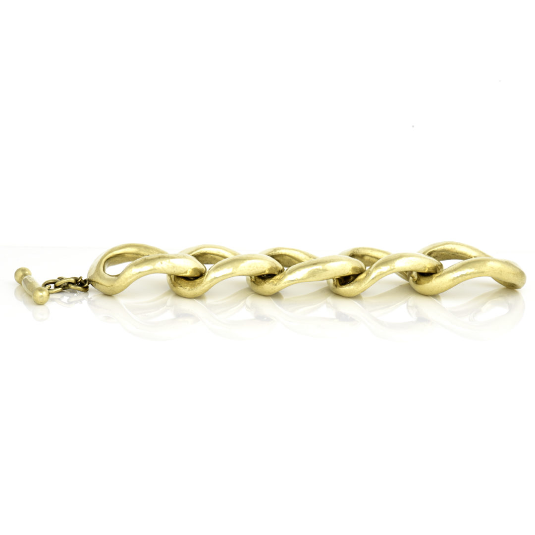 Wide Big Link Chain Bracelet - Vaubel Designs
