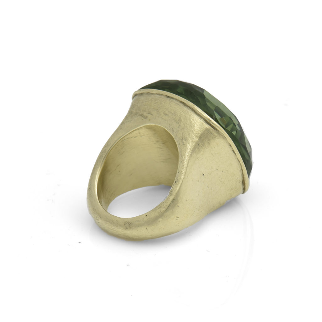 Chunky Stone On Bezel Ring - Vaubel Designs